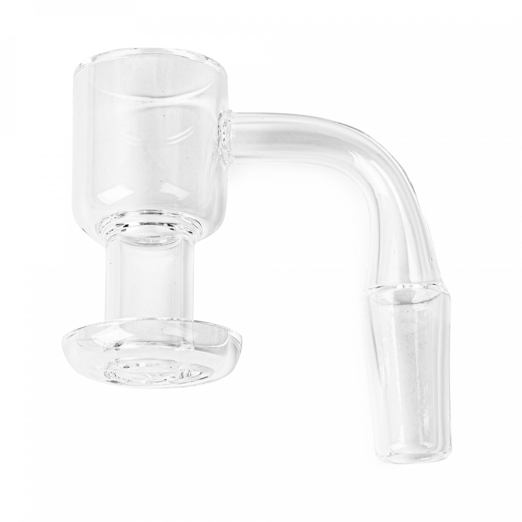Quartz 14mm Male 90 Degree Terp Slurper Banger - BC Extract Supply