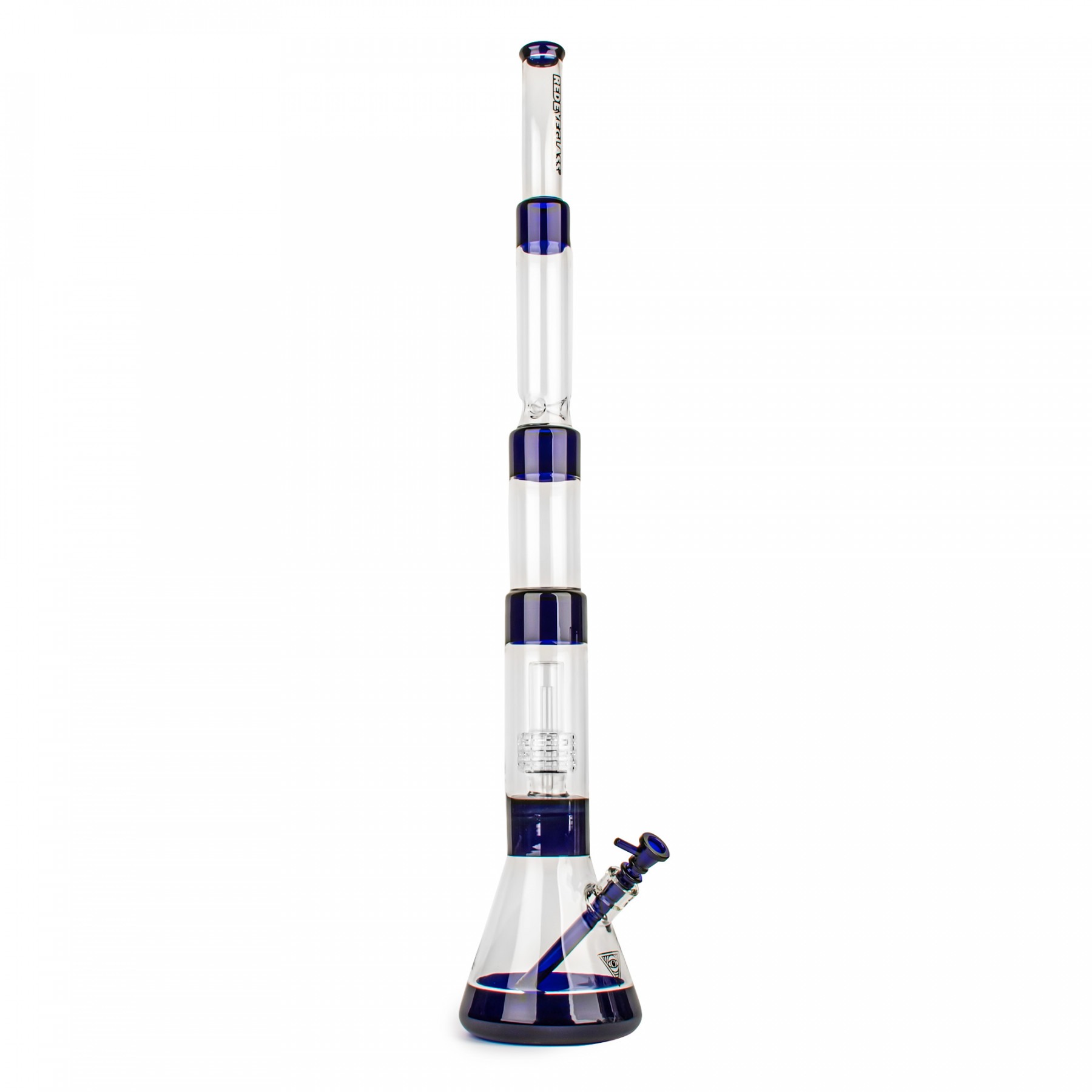 36" Dual Chamber Step Down Beaker Tube - BC Extract Supply