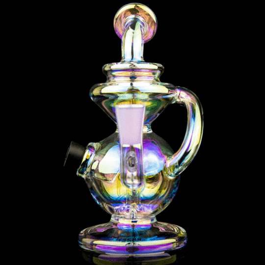 MJA Iriedescent Mini Jig Mini Dab Rig - BC Extract Supply