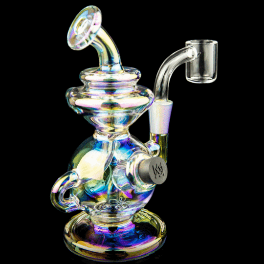 MJA Iriedescent Mini Jig Mini Dab Rig - BC Extract Supply