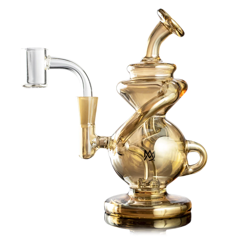 MJ Arsenal Mini Jig Mini Dab Rig - Gold - LE - BC Extract Supply
