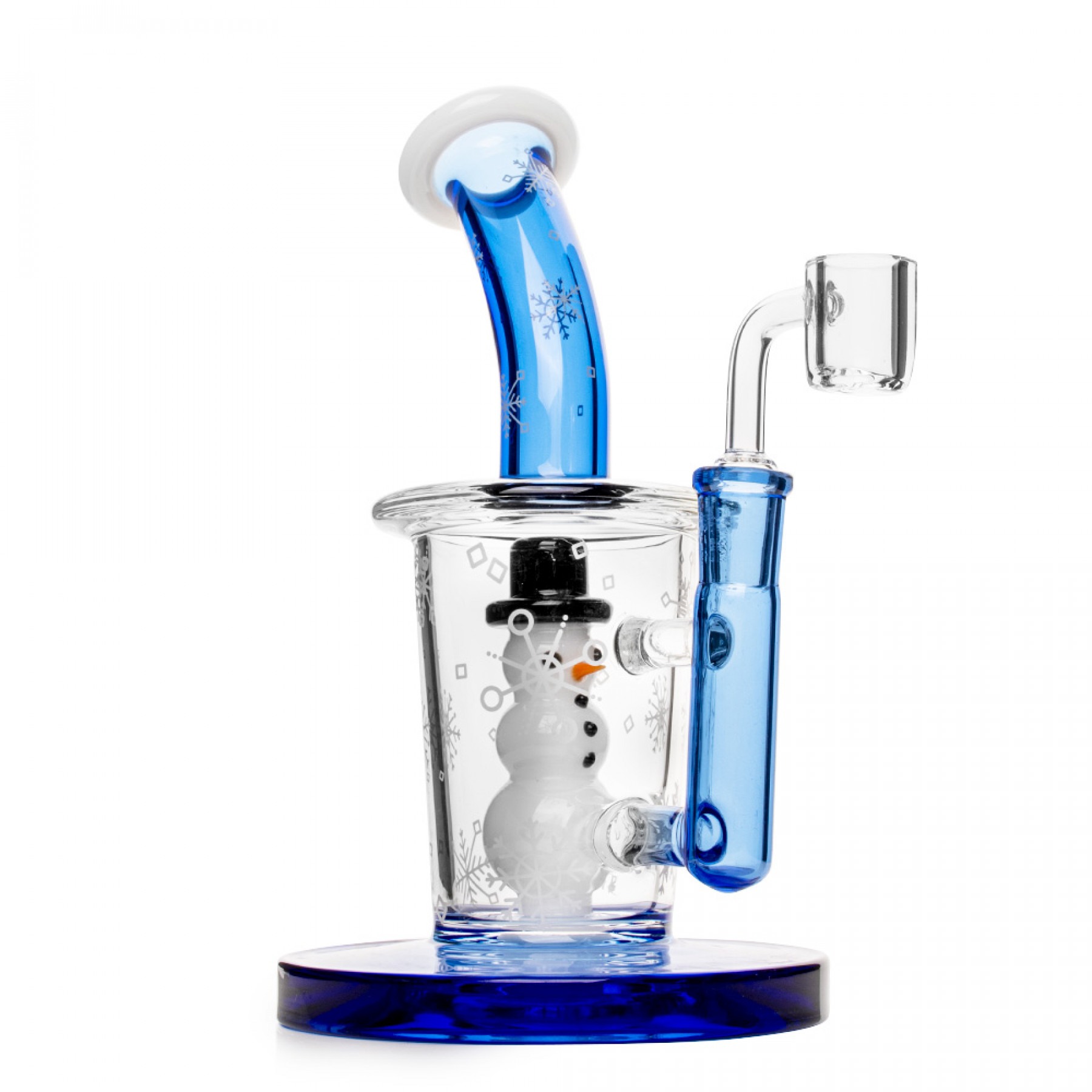 Red Eye Glass Snowman Concentrate Rig - BC Extract Supply